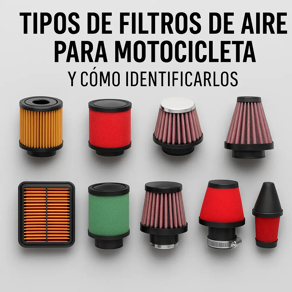Tipos de Filtros de Aire para Motocicleta | Motokraken Refacciones
